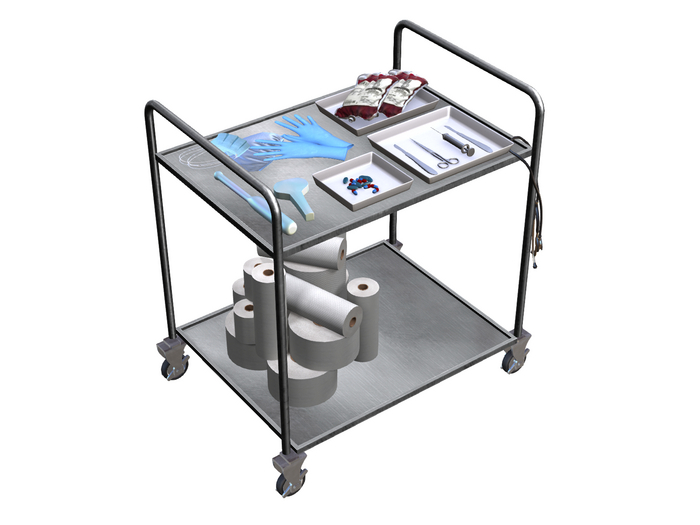 Second Life Marketplace - 09. [Since1975] Medical cart